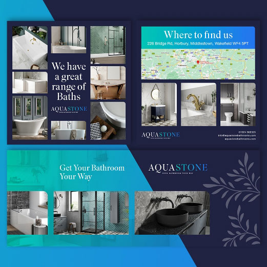 Aquastone Bathrooms | Dark Cherry Creative