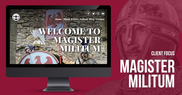 Client Focus: Magister Militum Re-enactment | Dark Cherry Creative